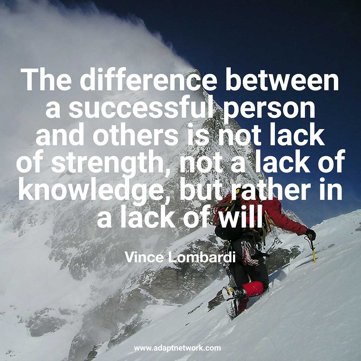 "The difference between a successful person and others is not a lack of ...