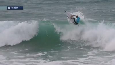 Breathtaking shots of Mike Fanning surfing underneath the Aurora ...