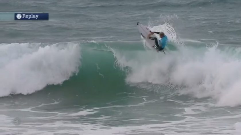 Breathtaking shots of Mike Fanning surfing underneath the Aurora ...