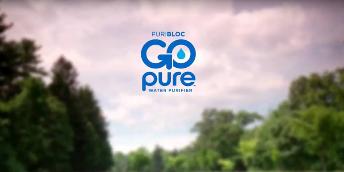 This reusable pod cleans your water when you're on the go