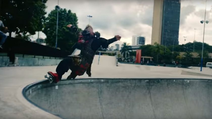 This Samurai warrior can surf, skate and shred snow in full armour [Video]