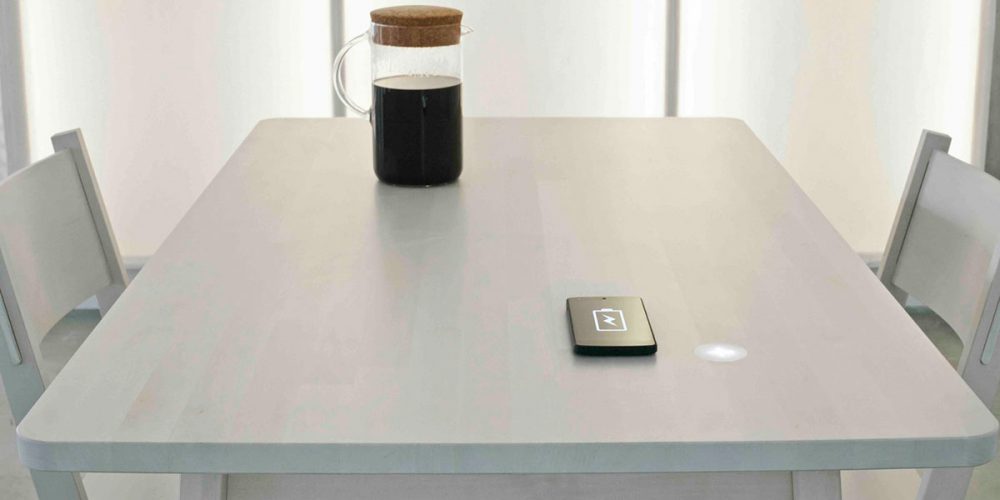This smart kitchen table can charge your phone with free power