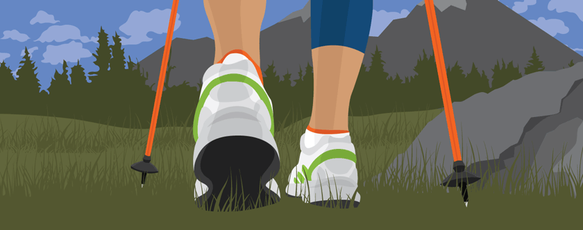 Beginner's guide to Nordic walking with poles Beginner's guide to Nordic walking with poles