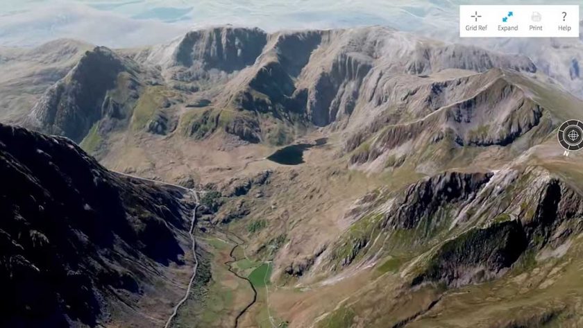 New 3D map allows you to explore UK's dramatic landscape like never before