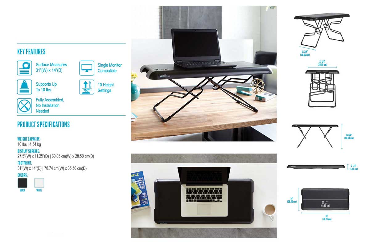 Varidesk Soho review – Convert any desk into a standing desk
